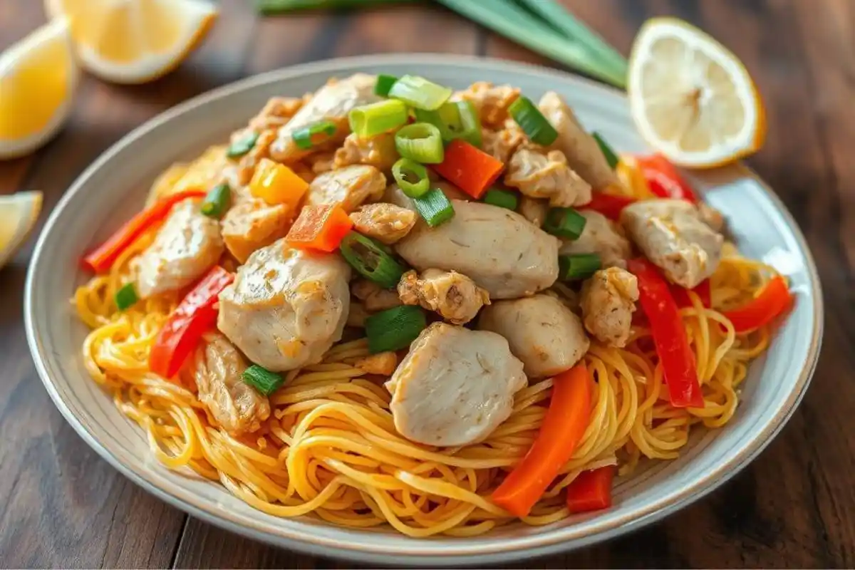 Chicken Pancit: A Filipino Noodle Dish | Recipeefy.com